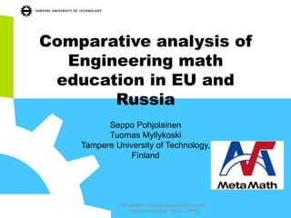WP1 Comparative Analysis | PPT
