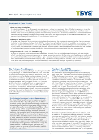 First-party Fraud | PDF | Credit Cards | Personal Debt