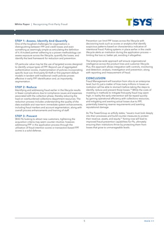 First-party Fraud | PDF