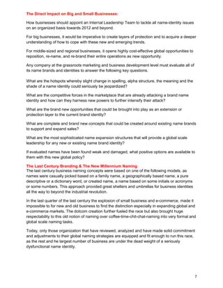 THE WORLD’S LARGEST BRANDING REVOLUTION STARTS JANUARY 2012 | PDF