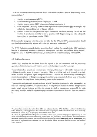 DPO Guidelines WP29 | PDF