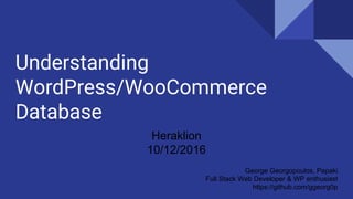Understanding WordPress/WooCommerce Database | PDF | Databases | Computer Software and Applications