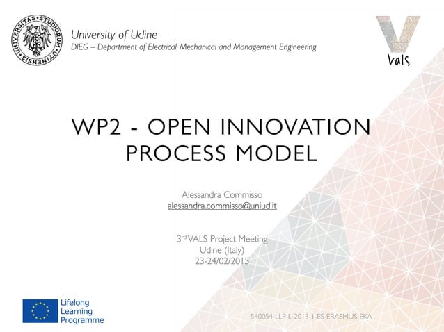 WP2 - OPEN INNOVATION PROCESS MODEL | PPT
