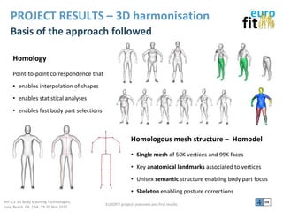 EUROFIT Project: Database harmonisation - IBV | PPTX