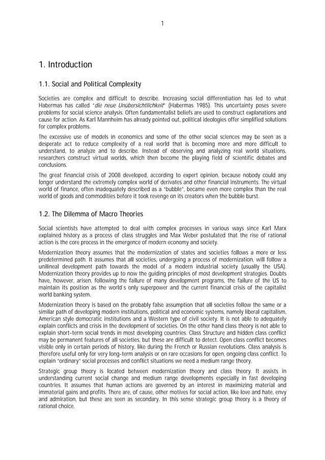 Strategic Group Analysis. | PDF