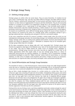 Strategic Group Analysis. | PDF