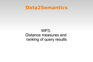 Work Package Presentation | ODP | Databases | Computer Software and Applications