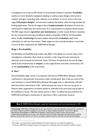 Planning For Small Scale Irrigation In Ethiopia | PDF
