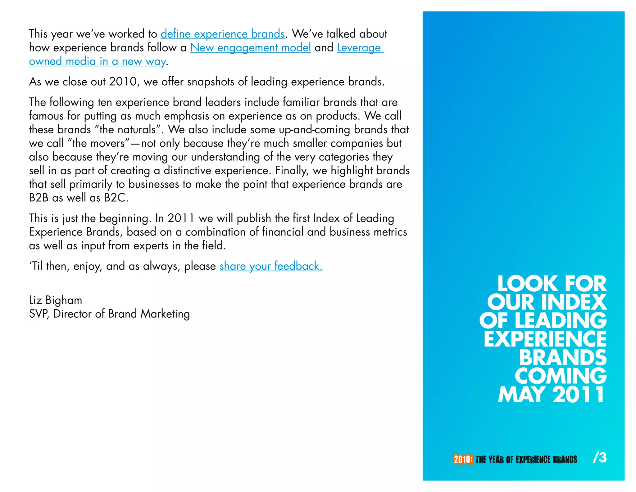 Brand experience examples and case studies | PDF