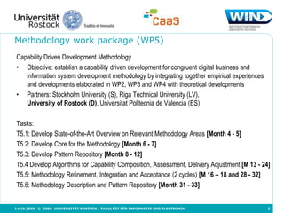 CaaS: Overview of the CDD methodology | PPTX