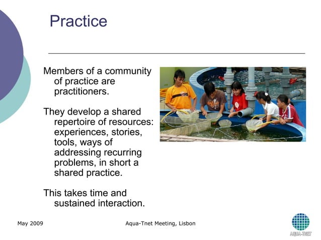 Introduction to Communities of Practice | PPT | College Education ...