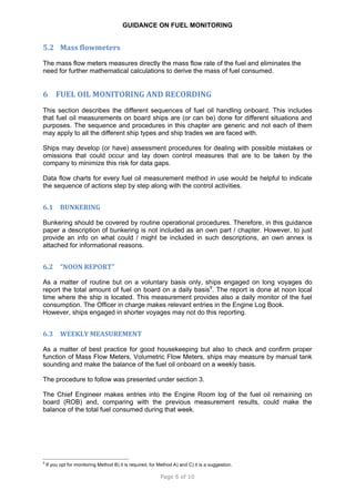 Wp5 guidance on fuel oilmonitoring_final | PDF | Gasoline Prices | Economy