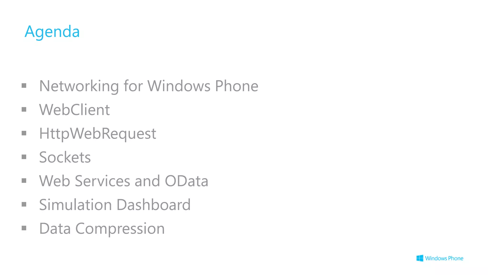 Windows Phone 8 - 12 Network Communication | PPTX