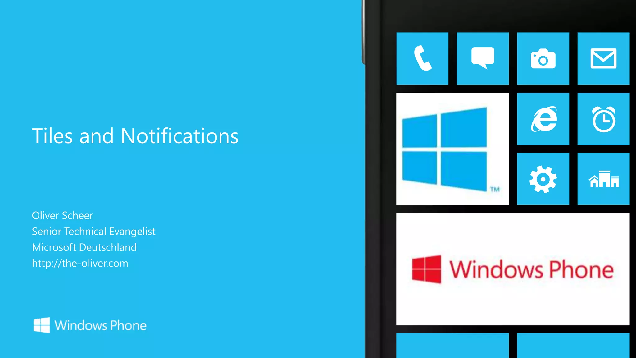 Windows Phone 8 - 8 Tiles and Lock Screen Notifications | PPT