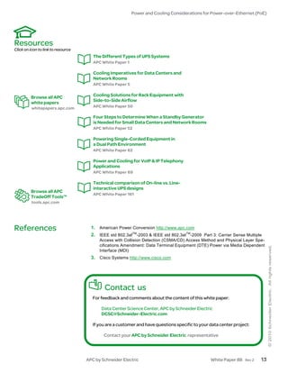 WP88 Power and Cooling for POE | PDF