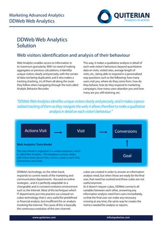 Web analytics white paper Quiterian | PDF
