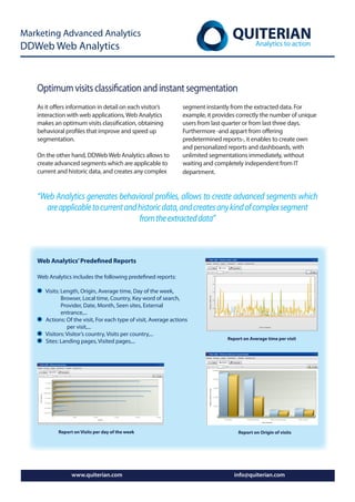Web analytics white paper Quiterian | PDF