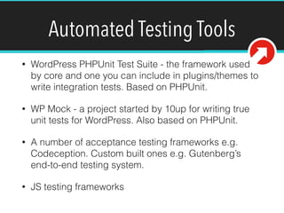 WordPress Acceptance Testing, Solved! | PPT