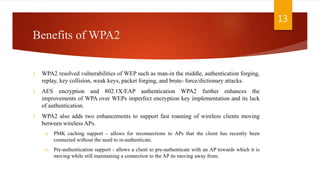 Wpa2 psk security measure | PPTX