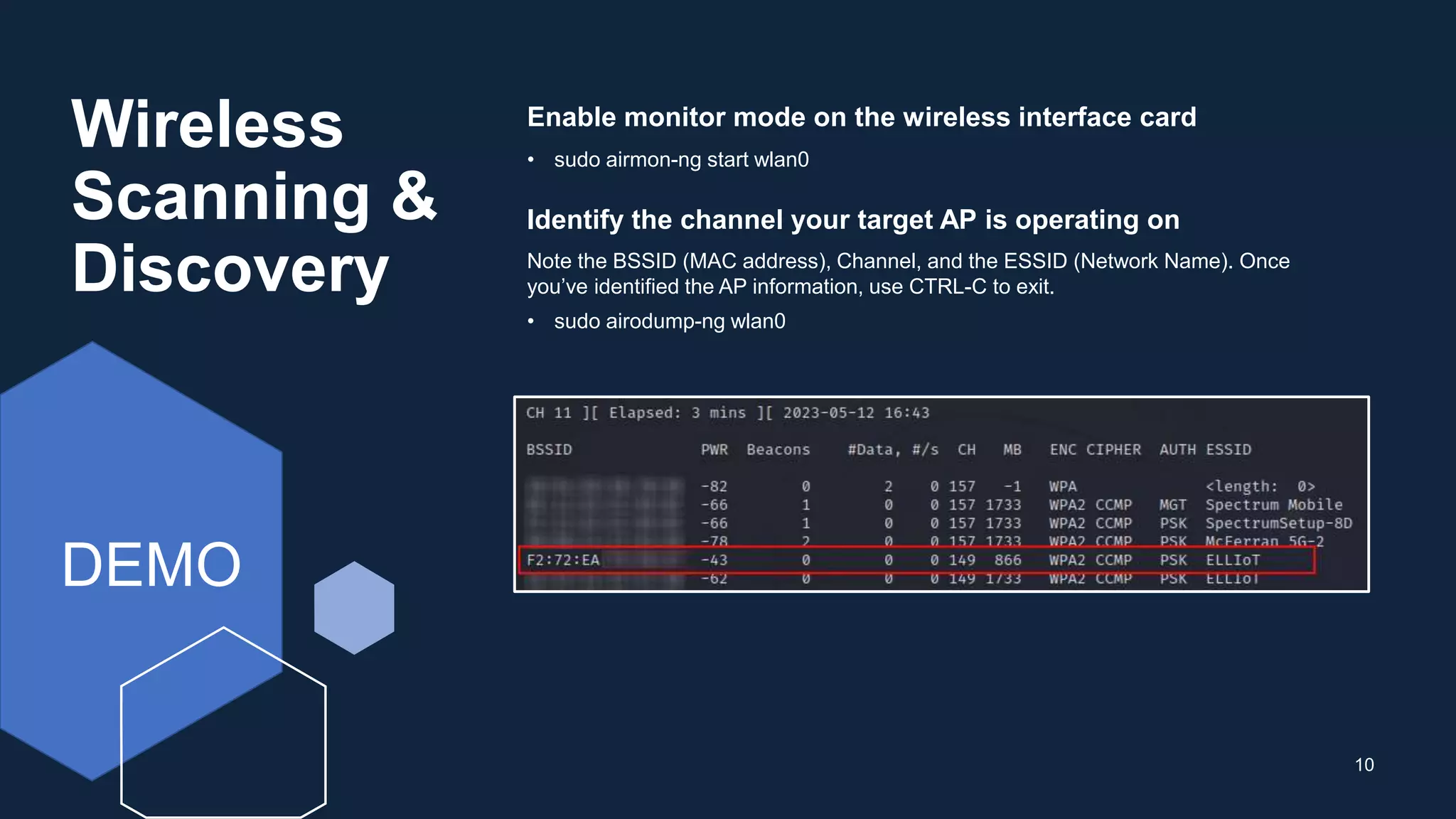 Wireless Pentest & Capturing a WPA2 Four-Way Handshake | PPT