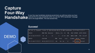 Wireless Pentest & Capturing a WPA2 Four-Way Handshake | PPT