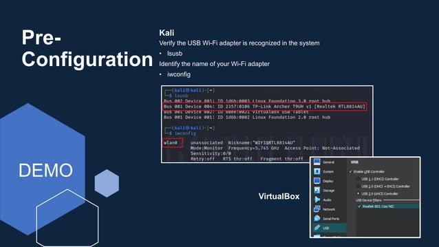Wireless Pentest & Capturing a WPA2 Four-Way Handshake | PPT