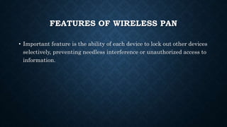 Wireless Personal Area Network(WPAN) | PPTX