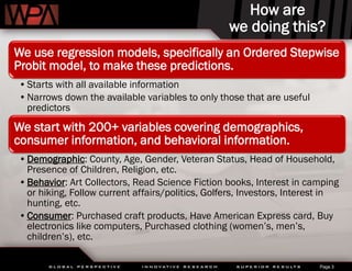 WPA Predictive Analytics Capabilities | PPT