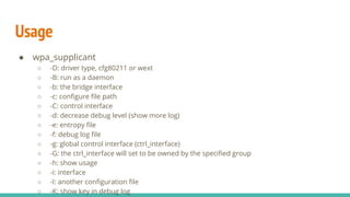 Wpa supplicant introduction | PDF | Operating Systems | Computer Software and Applications