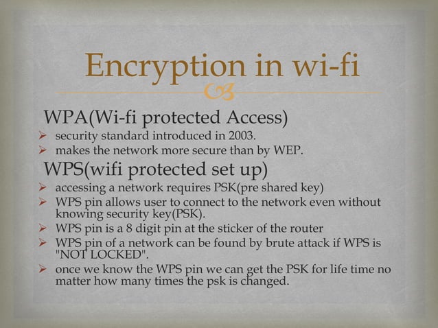 cracking WPA/WPA2 encrypted Wi-fi network using backtrack | PPT