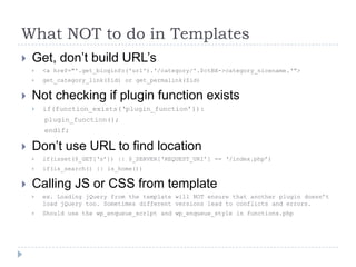WordPress Structure and Best Practices | PPTX | Web Development | Internet