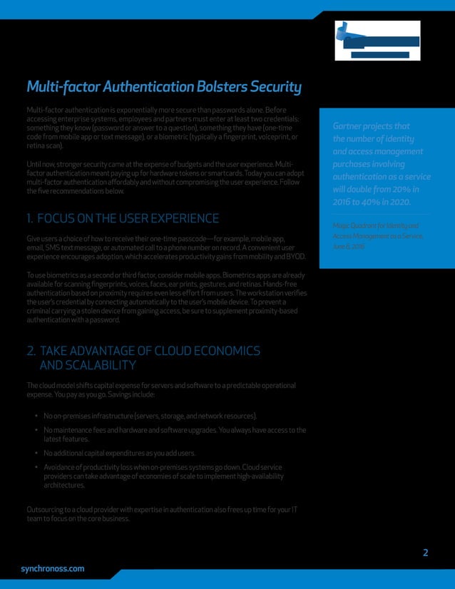 Wp Best Practices For Multi Factor Authentication Pdf