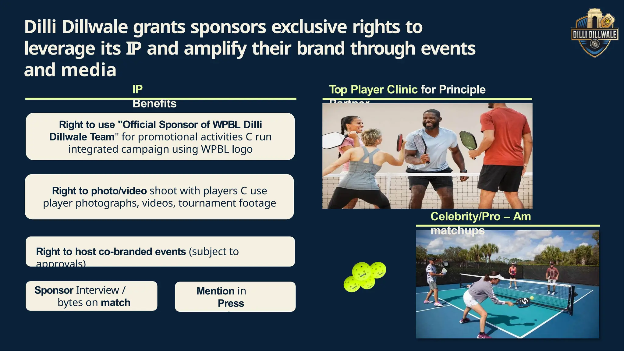 WPBL Dilli Dillwale Team Sponsorship Options 04012025.pptx