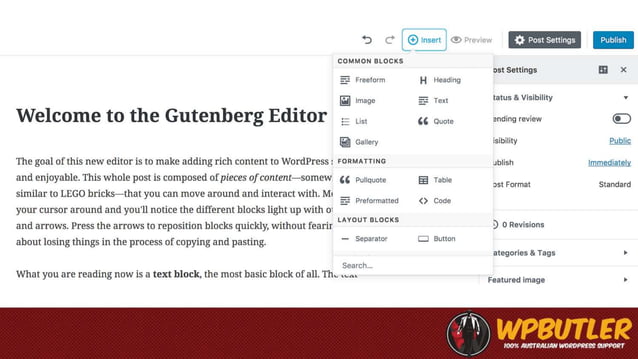 An Introduction to Gutenberg, WordPress's New Editor | PPTX | Web Design and HTML | Internet