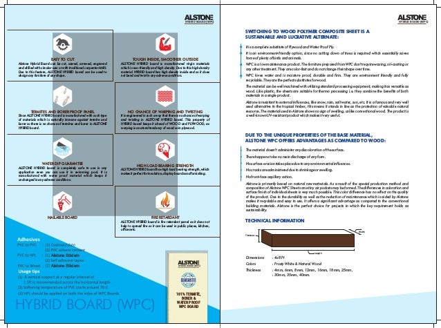 Alstone Wpc Sheet catalogue | PDF
