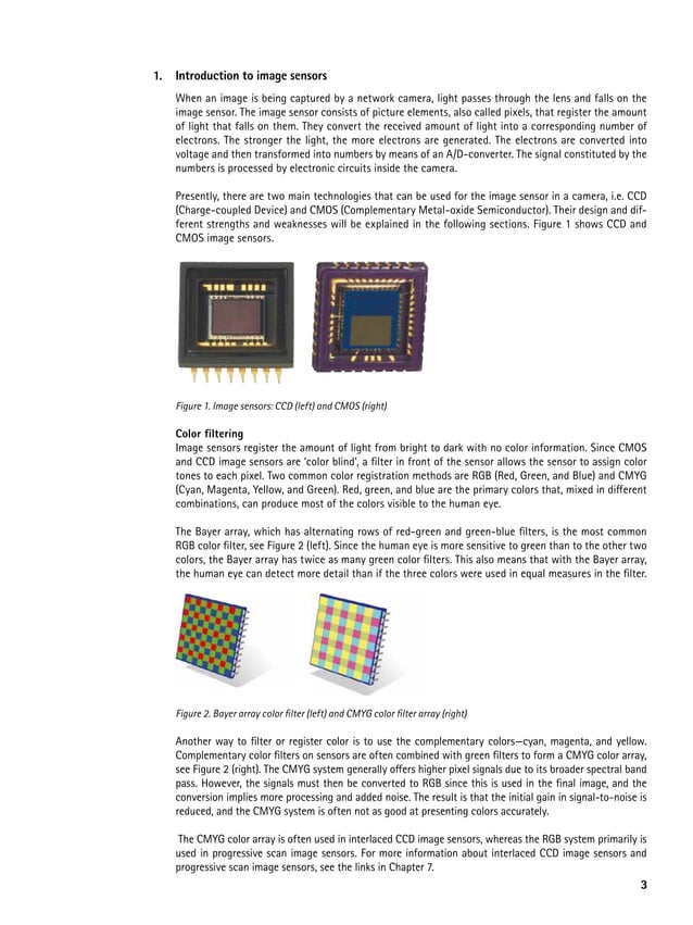 CCD and CMOS sensor technology | PDF