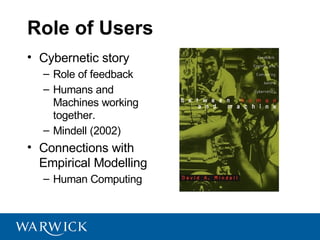 The computer as a modelling machine, a history of analog computing | PDF