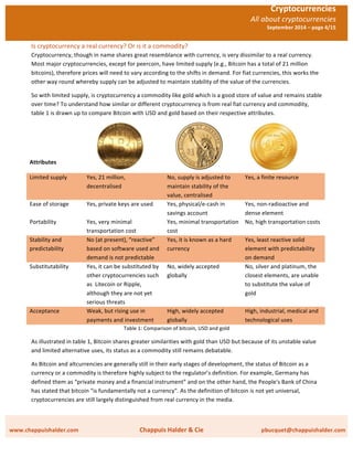 The fundamentals of cryptocurrencies | PDF