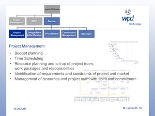 Wpd Offshore Eow 2009 Final | PPT