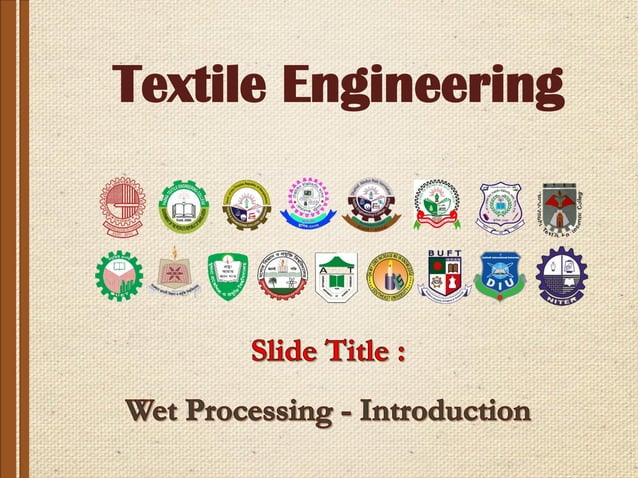 Wet Processing - Introduction (WPE-1) | PDF