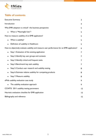 How to design Usable EMR/EHR Application | PDF