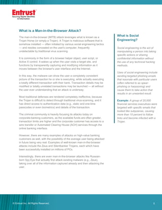 Defeating Man-in-the-Browser Malware | PDF