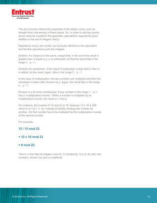 Zero to ECC in 30 Minutes: A primer on Elliptic Curve Cryptography (ECC ...