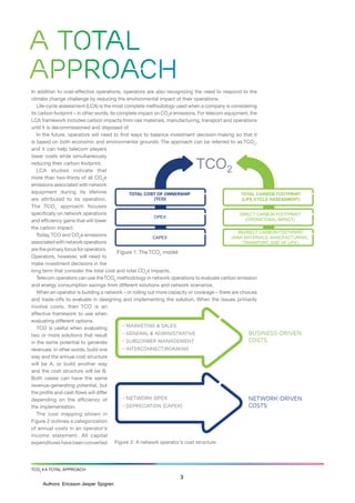 White Paper, Ericsson, TCO2 | PDF