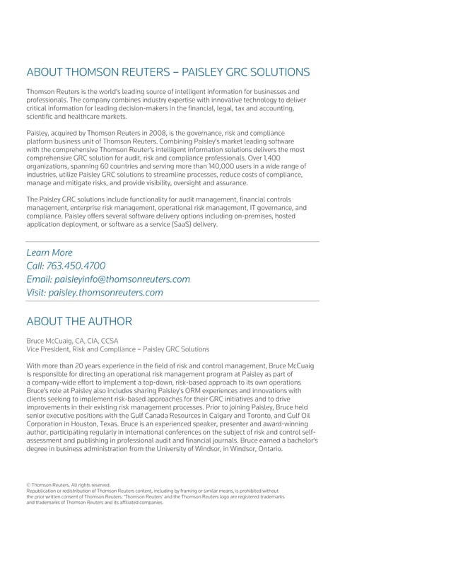 ERM Assessment Guide | PDF