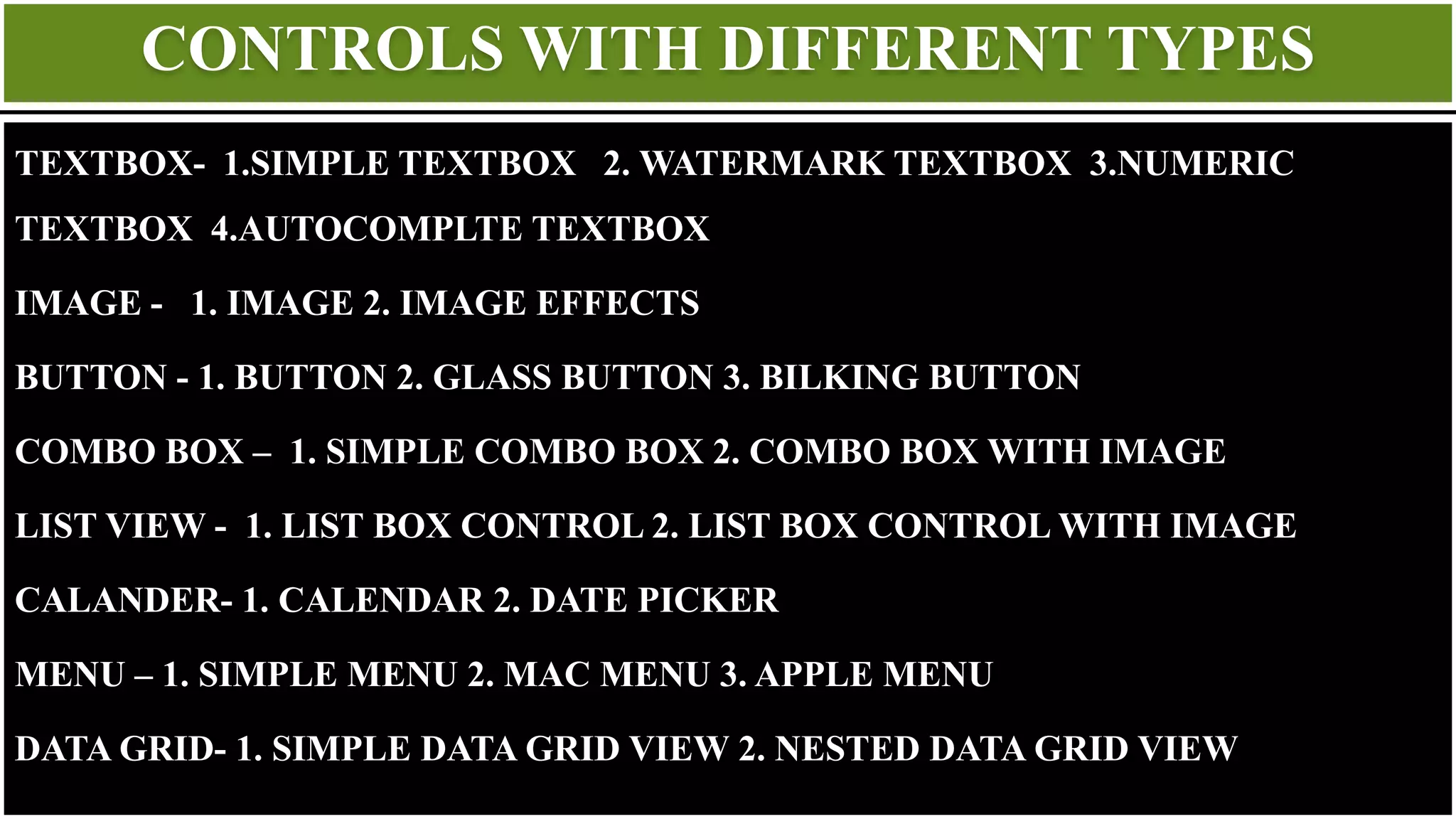 Wpf and its features | PPTX