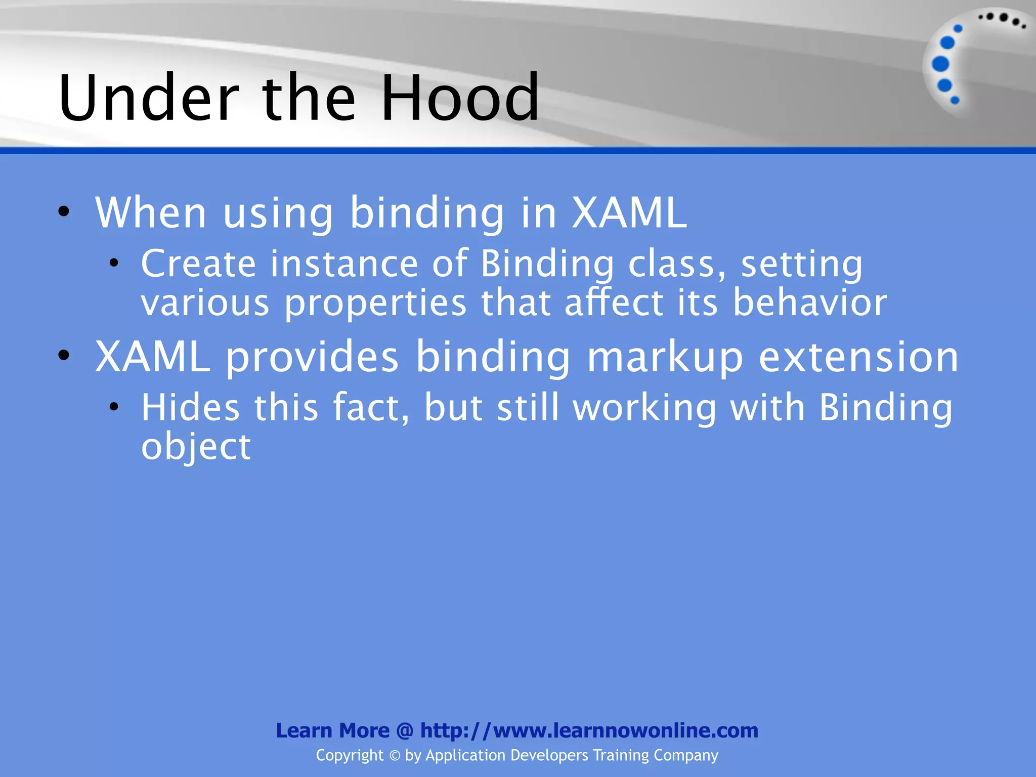 WPF Binding | PPT