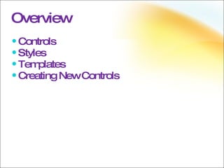 WPF Line of Business Control Templates Styles | PPT | Computing ...