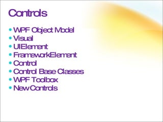 WPF Line of Business Control Templates Styles | PPT